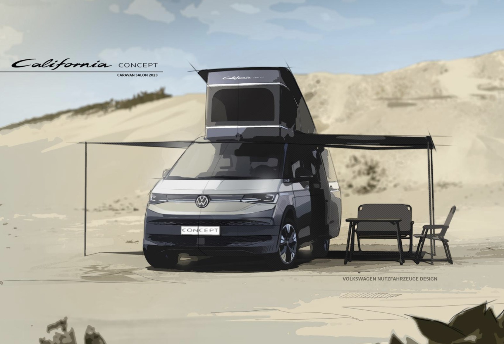 Volkswagen Bedrijfswagens presenteert de California CONCEPT