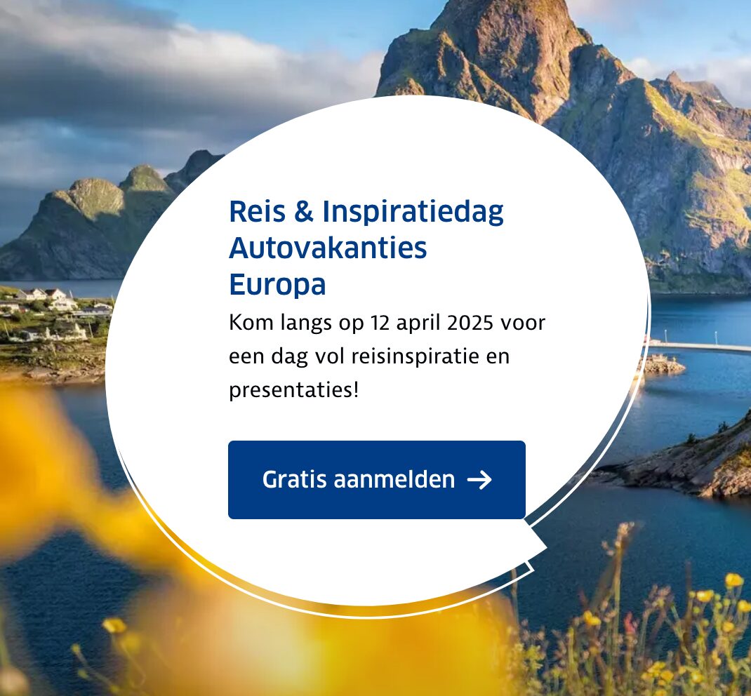 ANWB Reis & Inspiratiedag Autovakanties Europa - 12 april 2025